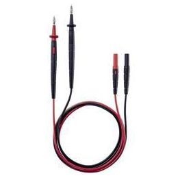 testo 0590 0012 Sicherheits-Messleitungs-Set Stecker 4 mm Pr&uuml;fspitze, Lamellenstecker 4 mm 1.25 m Schwarz, Rot 1 St.