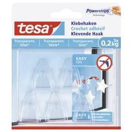 tesa Klebehaken Small Transparent Inhalt: 5 St.