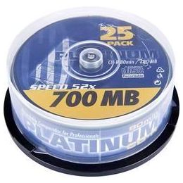 Platinum 102565 CD-R 80 Rohling 700 MB 25 St. Spindel