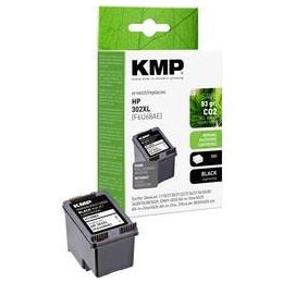 KMP Druckerpatrone H168BX Kompatibel ersetzt HP 302XL, F6U68AE Schwarz 1745,4001