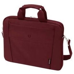 Dicota Notebook Tasche Tasche / Notebook / Slim Case BASE / Passend f&uuml;r maximal: 35,8 cm (14,1) Rot