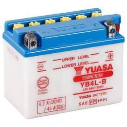 Yuasa YB4LB DC Motorradbatterie 12 V 4 Ah Poltyp: Schraubklemme Typ 5