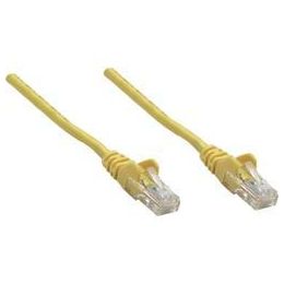 Intellinet 350464 RJ45 Netzwerkkabel, Patchkabel CAT 6a S/FTP 0.50 m Gelb Einzelschirm, Gesamtschirm, Halogenfrei 1 St.