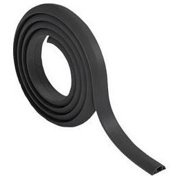 TRU COMPONENTS Kabelbr&uuml;cke 1570428 PVC Schwarz Anzahl Kan&auml;le: 1 1800 mm Inhalt: 1.8 m