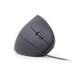 Gembird MUS-ERGO-01 Ergonomische Maus USB Optisch Schwarz 6 Tasten 1200 dpi, 1600 dpi, 2400 dpi, 3200 dpi Ergonomisch