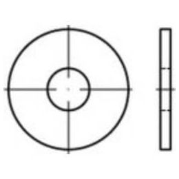 TOOLCRAFT TO-5454759 Nietscheiben 17 mm 100 St.