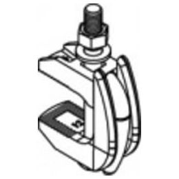 Alstertaler Schrauben & Pr&auml;zisionsteile Artikel 82009 Temperguss F 9 feuerverzinkt LINDAPTER-Klemmen F 9, zweiteilig, mit verzinkten Schrauben, Muttern u.