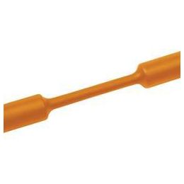 HellermannTyton 309-21903 Schrumpfschlauch ohne Kleber Orange 19.10 mm 9.50 mm Schrumpfrate:2:1 Meterware