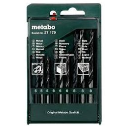 Metabo 627179000 Metall-Spiralbohrer-Set 9teilig 5 mm, 6 mm, 8 mm 1 St.