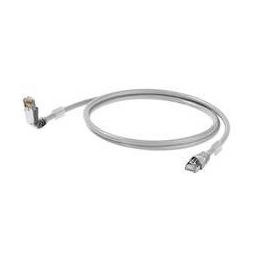 Weidm&uuml;ller 1248280015 RJ45 Netzwerkkabel, Patchkabel CAT 6a S/FTP 1.50 m Grau UL-zertifiziert 1 St.
