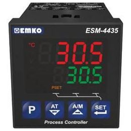 Emko ESM-4435.1.20.0.1/01.01/0.0.0.0 2-Punkt, P, PI, PD, PID Temperaturregler Pt100, T, J, K, R, S -200 bis 1700 &deg;C Relais 5 A (L x B x H) 88 x 48 x 48 mm
