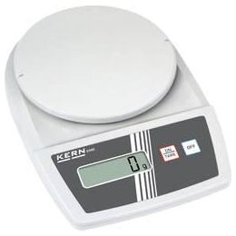 Kern EMB 2200-0+C Schulwaage EMB 2200-0+C kalibriert (DAkkS-akkreditiertes Labor) W&auml;gebereich (max.) 2.2 kg Ablesbarkeit 1 g batteriebetrieben Wei&szlig;