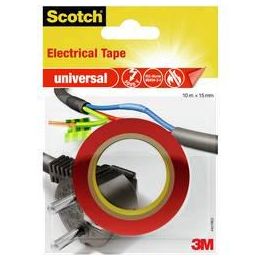 3M universal 4401RED Isolierband Scotch&reg; Rot (L x B) 10 m x 15 mm 1 St.