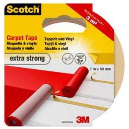 3M 42020750 Teppichklebeband Scotch&reg; Wei&szlig; (L x B) 7 m x 50 mm 1 St.