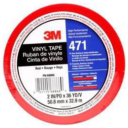 3M 471R50IW PVC-Klebeband Rot (L x B) 33 m x 50 mm 1 St.