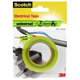 3M universal 4401YG Isolierband Scotch&reg; Gelb, Gr&uuml;n (L x B) 10 m x 15 mm 1 St.