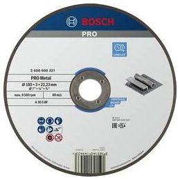 Bosch Accessories Bosch Expert for Metal - Schneidscheibe - f&uuml;r Metall 2608600321 Trennscheibe gerade 180 mm 1 St. Metall