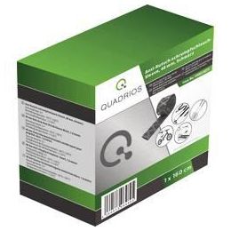 Quadrios 1908CA071 Schrumpfschlauch ohne Kleber Schwarz 40 mm 20 mm Schrumpfrate:2:1 1.6 m