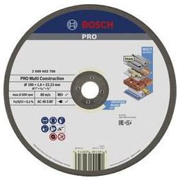 Bosch Accessories BOSCH - 2608602766 Trennscheibe gerade 180 mm 1 St. 2608602766 Trennscheibe gerade 180 mm 1 St.