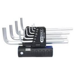 KS Tools 920.2100 Innen-Sechskant Winkelschraubendreher-Set 1.5 mm, 2 mm, 2.5 mm, 3 mm, 4 mm, 5 mm, 6 mm, 7 mm, 8 mm, 10 mm 10teilig