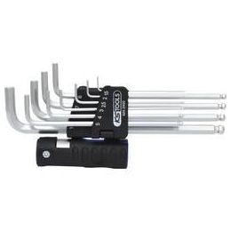 KS Tools 920.2400 Innen-Sechskant Winkelschraubendreher-Set 1.5 mm, 2 mm, 2.5 mm, 3 mm, 4 mm, 5 mm, 6 mm, 7 mm, 8 mm, 10 mm 10teilig