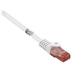Renkforce RF-5043892 RJ45 Netzwerkkabel, Patchkabel CAT 6 U/UTP 0.15 m Wei&szlig; mit Rastnasenschutz, Halogenfrei 1 St.