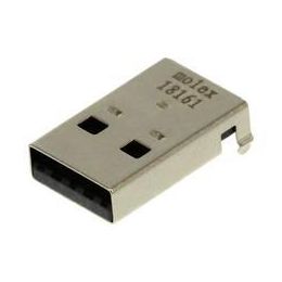 Universal Serial Bus Stecker Molex MOL Micro Solutions Rechtwinklig 480370001 Molex Inhalt: 1 St.