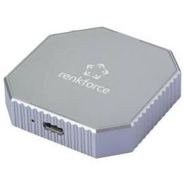 Renkforce RF-M2E-200 M.2-Festplatten-Geh&auml;use USB-C&reg;, M.2 SATA, M.2 PCIe NVMe M.2 PCIe NVMe, M.2 SATA 6 Gb/s 2230 RF-6694572