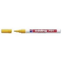 Edding 751 paint marker 4-751005 Lackmarker Gelb 1 mm, 2 mm