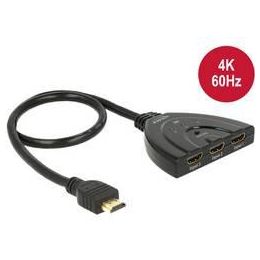DeLock HDMI UHD Switch 3 x HDMI in > 1 x HDMI out 4K
