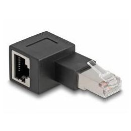 Delock RJ45 Netzwerk Adapter [1x RJ45-Stecker - 1x RJ45-Buchse] Schwarz