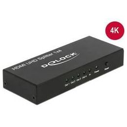 Delock 18684 HDMI-Splitter Schwarz