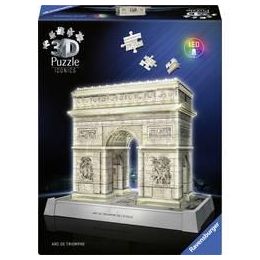 Ravensburger 3D Puzzle Iconics: Triumphbogen Paris mit LED 12008029 RAVENSBURGER - 3D Puzzle Iconics Triumphbogen Paris - mit Licht 216 Teile 1 St.