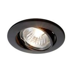 Deko Light Einauring 89 GU10 110037 Deckeneinbauring LED, Halogen GU10 35 W Signal-Schwarz