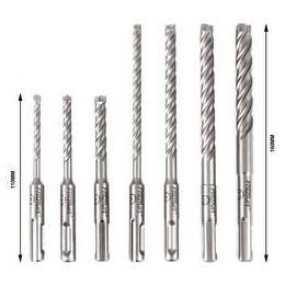 FRITZFURT 3161-2107 Hartmetall Hammerbohrer-Set 7teilig 5 mm, 6 mm, 8 mm, 10 mm, 12 mm SDS-Plus 1 Set