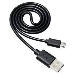 Akyga USB-Kabel USB-A Stecker, USB-Micro-B Stecker 0.60 m Schwarz AK-USB-05