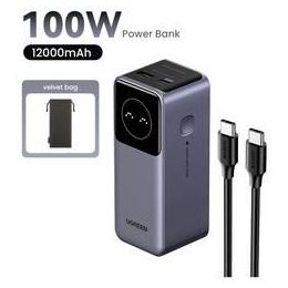UGREEN UGREEN PB724 12K 100W PowerBank 1C1A Powerbank 12000 mAh Grau