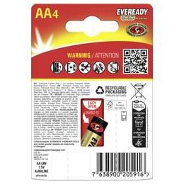 Eveready E304430400 Mignon (AA)-Batterie 1.5 V 4 St.