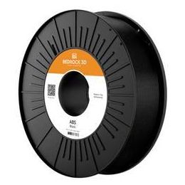 BEDROCK 3D ABS-0108b075 ABS Black 2.85 mm 750 g Filament ABS 2.85 mm 750 g Schwarz 1 St.