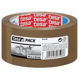 tesa 58173-00000-01 Klebeband tesapack&reg; Braun (L x B) 66 m x 50 mm 1 St.