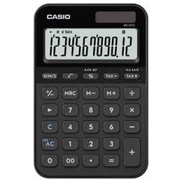 Casio Casio MS-20YC, Desktop, Einfacher Taschenrechner, Batterie/Solar, Schwarz Tischrechner Schwarz (L x B x H) 149.5 x 101 x 18 mm