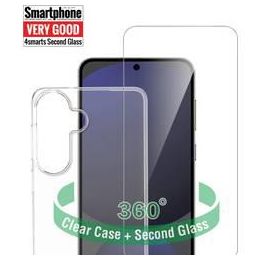 4Smarts 4smarts 541739, Cover, Samsung, Galaxy S26, 16 cm (6.3), Transparent H&uuml;lle + Schutzglas Set Samsung Galaxy S26 Transparent 541739