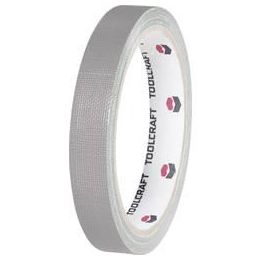 TOOLCRAFT HEB15L10AC HEB15L10AC Gewebeklebeband HEB15L10AC Grau (L x B) 10 m x 15 mm 1 St.