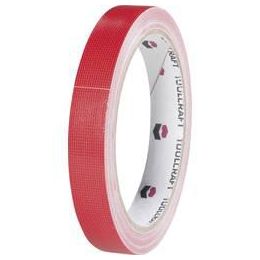 TOOLCRAFT HEB38L10RC HEB38L10RC Gewebeklebeband HEB38L10RC Rot (L x B) 10 m x 38 mm 1 St.