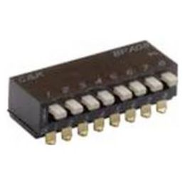C & K Switches BPA02SBR DIP Switch BPA Series DIP-Schalter Polzahl 2 1 St. Tape on Full reel