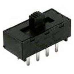 C & K Switches L202021MS02QE Slide Switch L Series Schiebeschalter 125 V/AC, 28 V/DC 4 A 2 x Ein/Ein 1 St. Bulk