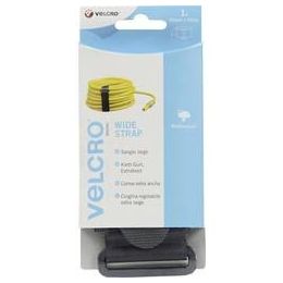 VELCRO&reg; Verstellbarer Tragegurt mit Klettverschluss extrabreit, Haken & Flausch Gurt 50mm x 92cm x 1 Schwarz