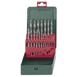 Metabo 627153000 HSS Metall-Spiralbohrer-Set 19teilig 1 mm, 1.5 mm, 2 mm, 2.5 mm, 3 mm, 3.5 mm, 4 mm, 4.5 mm, 5 mm, 5.5 mm, 6 mm, 6.5 mm, 7 mm, 7.5 mm, 8 mm,