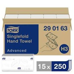 TORK 290163 Zickzack Advanced Papierhandt&uuml;cher (L x B) 23 cm x 25 cm Wei&szlig; 3750 St.