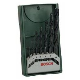 Bosch Accessories 2607019673 HSS Metall-Spiralbohrer-Set 7teilig 2 mm, 3 mm, 4 mm, 5 mm, 6 mm, 8 mm, 10 mm rollgewalzt DIN 338 Zylinderschaft 1 Set